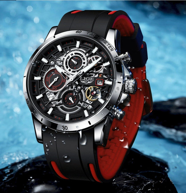 LIGE Chronograph Watch: Precision, Style, and Power in One Timeless De ...